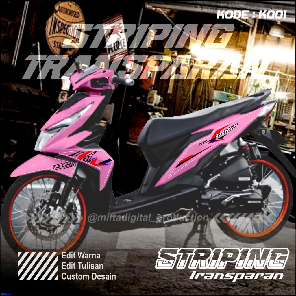 Jual Striping Motor Beat FI Full Body - Beat Street - Beat Esp - Beat ...