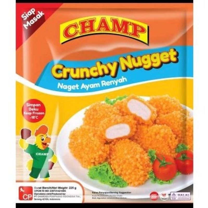 Jual CHAMP NUGGET CRUNCHY 225 GR | Shopee Indonesia