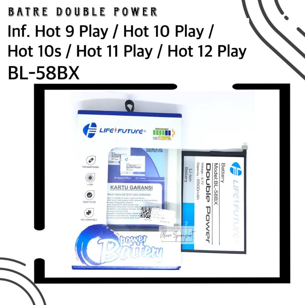 Jual BATRE LF BL-58BX INFINIX HOT 9 PLAY / HOT 10 PLAY / HOT 11 PLAY ...