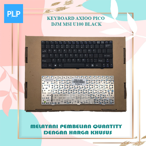 Jual Keyboard Axioo Pico DJM MSI U100 Black | Shopee Indonesia