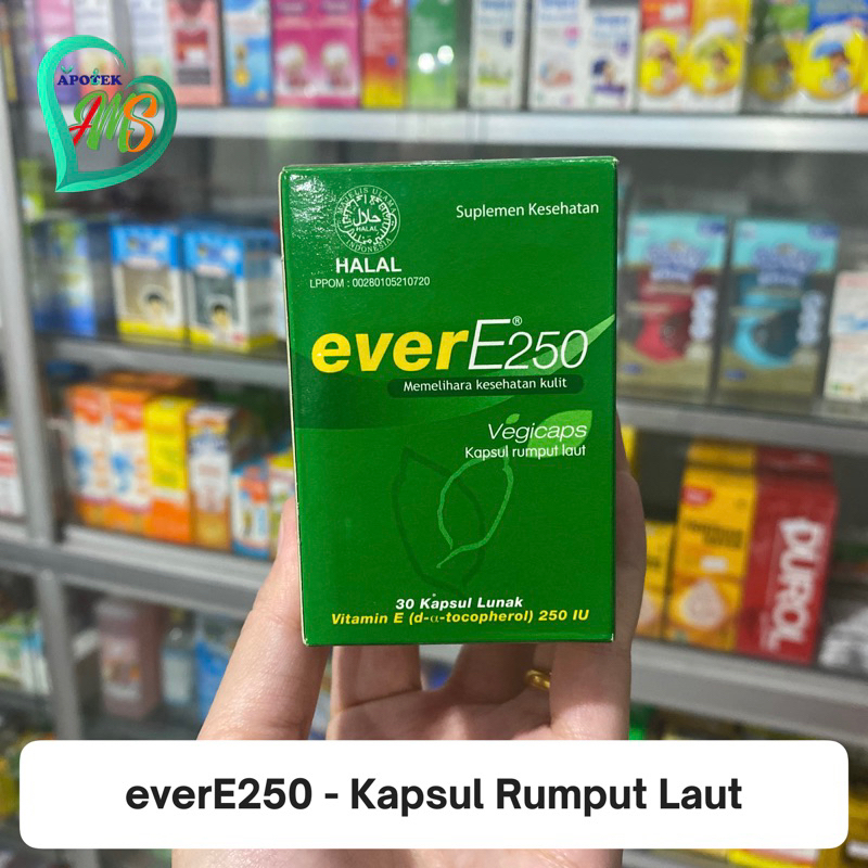 Jual everE250 Vitamin E Botol 30 Kapsul | Shopee Indonesia