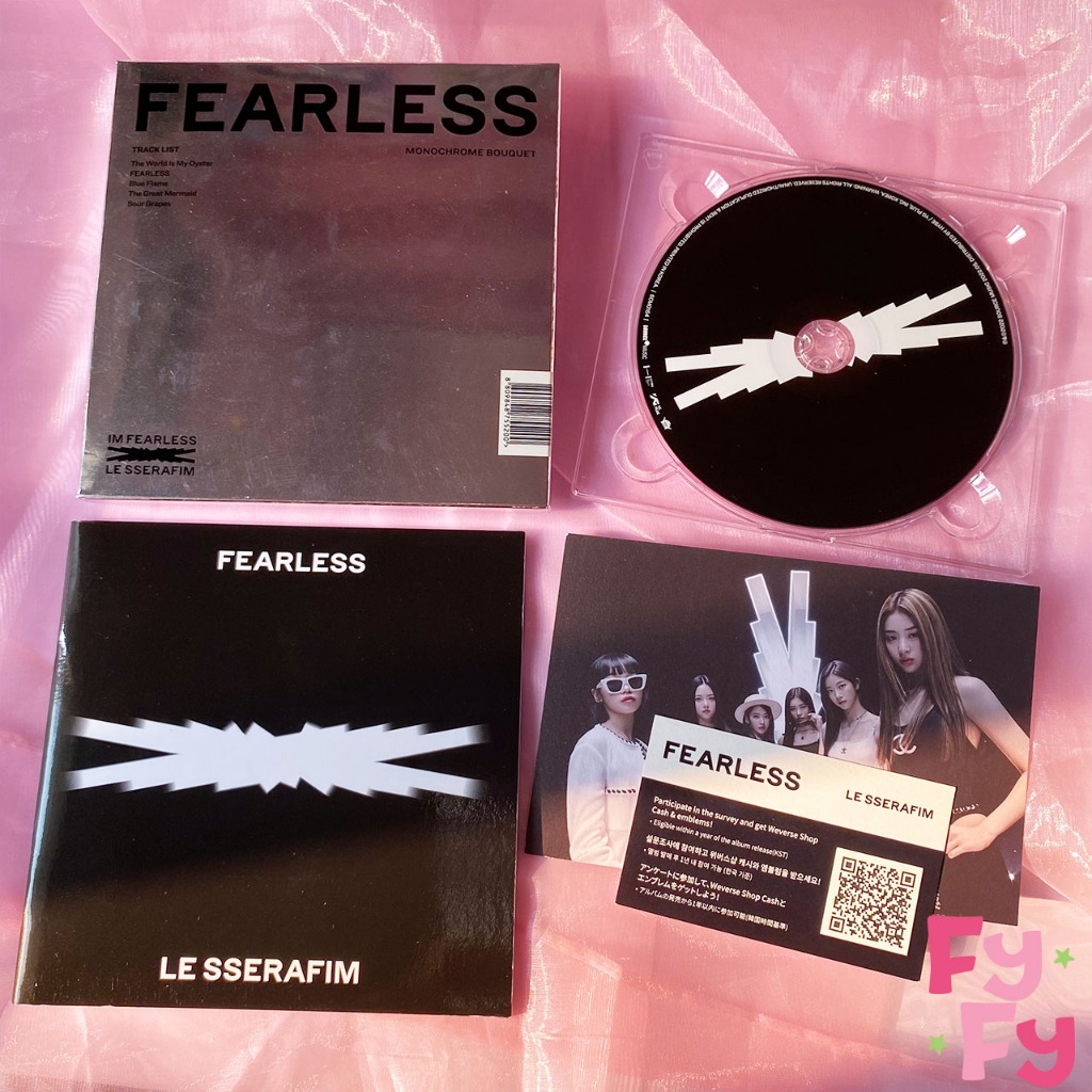 Jual le sserafim ALBUM ONLY - lesserafim fearless digipack monochrome ...