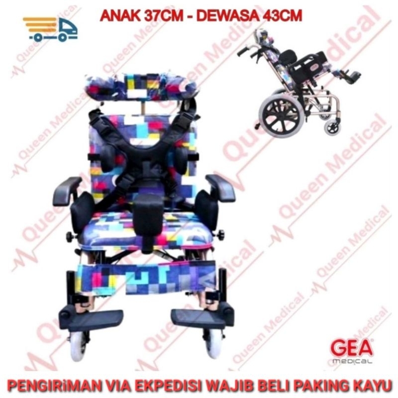 Jual Kursi Roda Cerebral Palsy/Anak Berkebutuhan Khusus GEA FS 985 LBJ ...