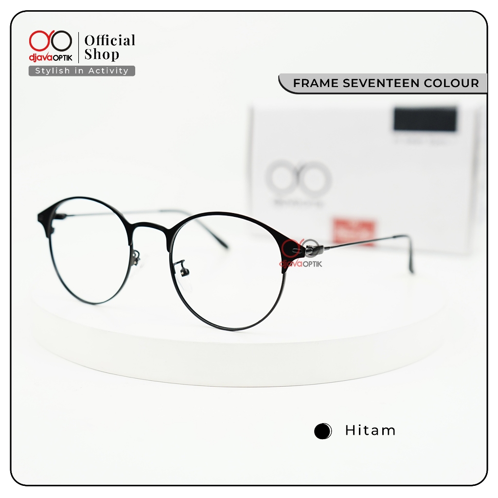 Jual DJAVA OPTIK - Frame Seventeen - Kacamata Bulat Unisex Model Vintage 192 | Shopee Indonesia