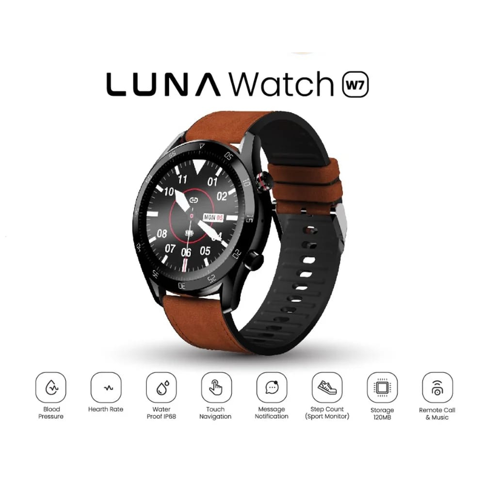 Jual LUNA SMARTWATCH W7 - JAM WATERPROOF - Garansi Resmi | Shopee Indonesia