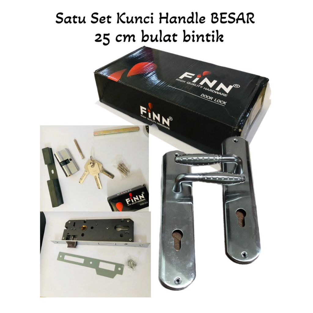Jual handle pintu kunci set / handle pintu set / kunci pintu rumah ...
