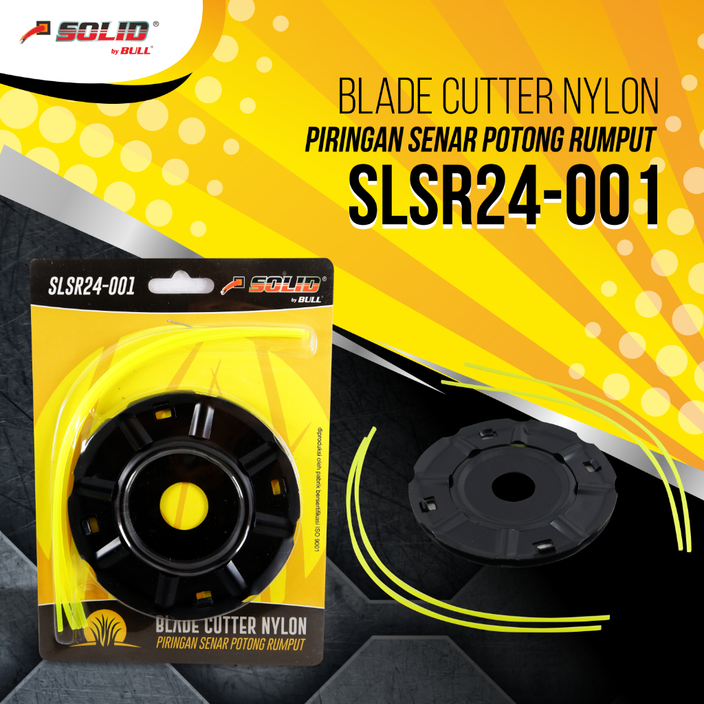 Jual Bull Piringan senar rumput / nylon blade wheel SOLID | Shopee ...