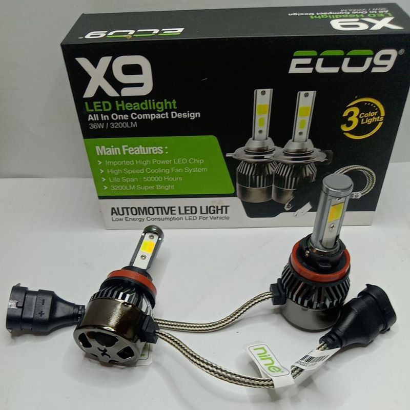 Jual LAMPU LED HEADLAMP FOGLAMP MOBIL h11 hb3 (9005) hb4(9006) h7 3 ...