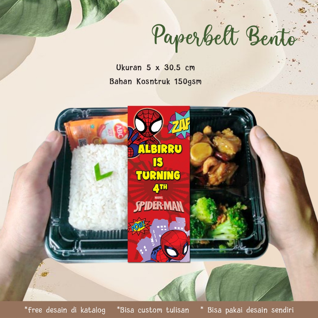 Jual PAPER BELT / PAPER BELT BENTO / SABUK / SEGEL / PENGIKAT HAMPERS ...