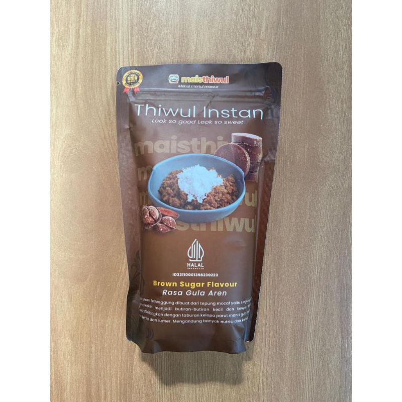 Jual THIWUL INSTAN RASA GULA AREN // BROWN SUGAR FLAVOUR // 400 GR ...
