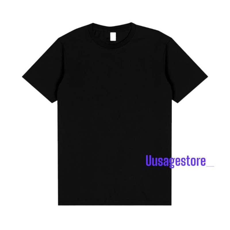 Jual T-SHIRT HITAM POLOS / KAOS LENGAN PENDEK POLOS / KAOS HITAM COWOK ...