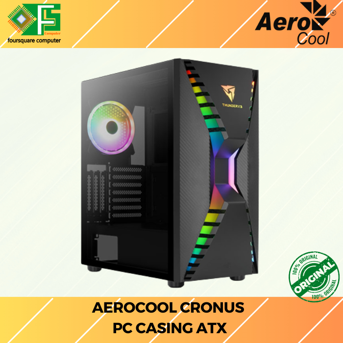 Jual Casing PC ATX Aerocool Cronus | CPU Case ATX | Shopee Indonesia