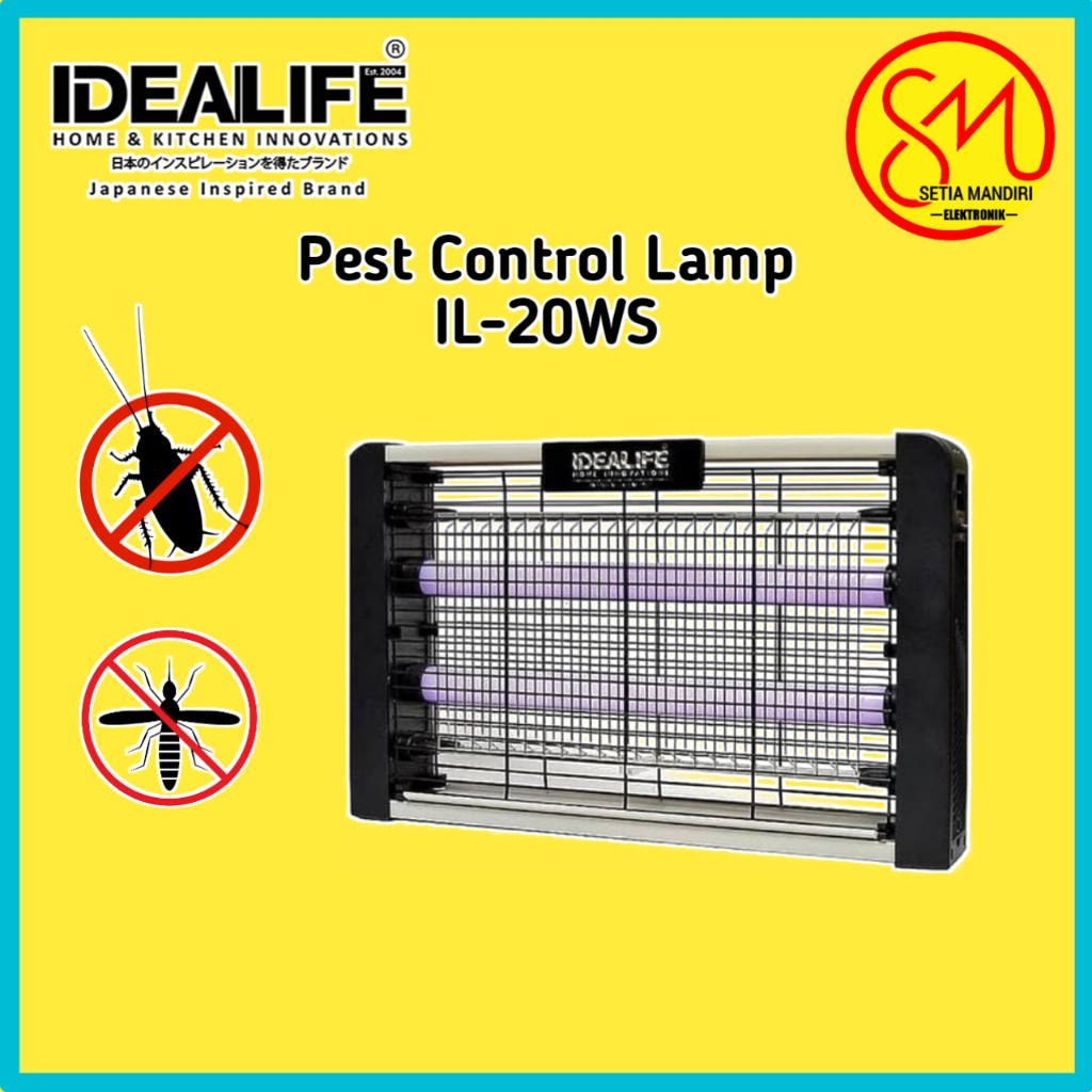 Jual IDEALIFE - Pest Control Lamp 2 x 10Watt - Lampu Pengendali Hama ...