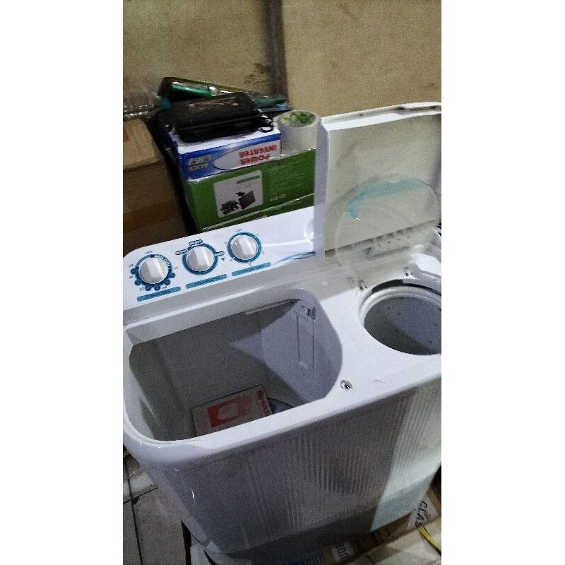 Jual mesin cuci 2tabung SHARP ES-T70S | Shopee Indonesia