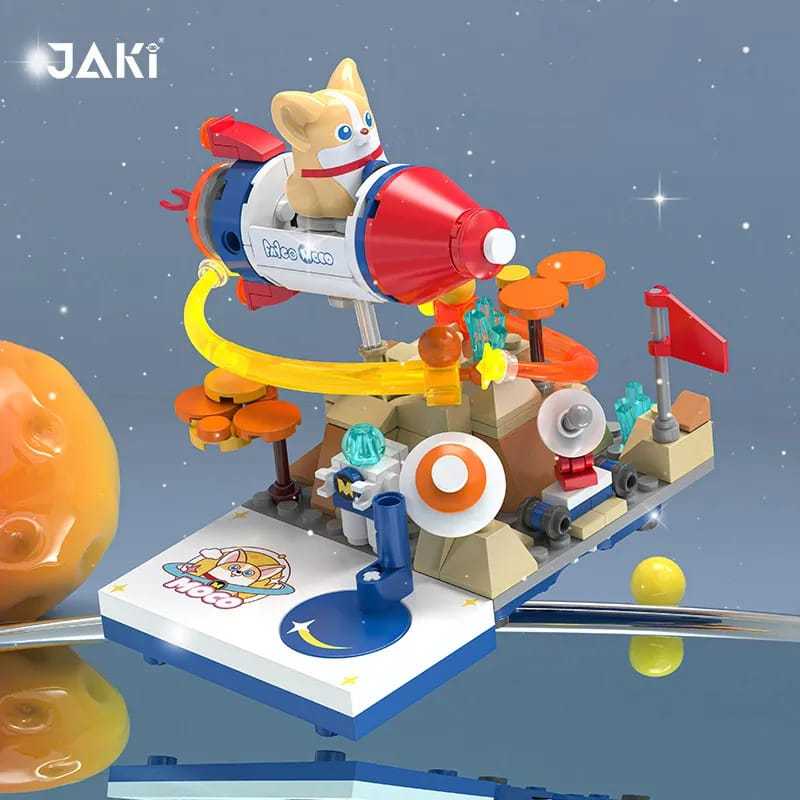 Jual JAKI MOC JK6392 Flying Rocket Building Blocks - Ruang Roket Taman ...