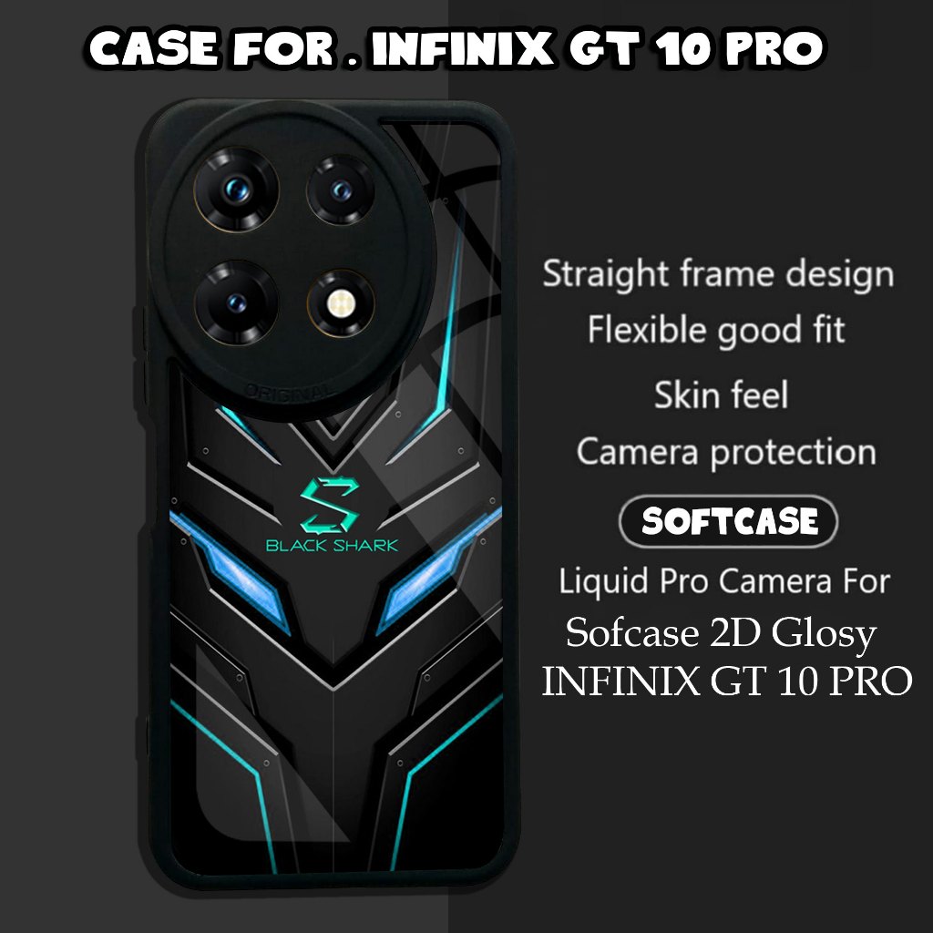 Jual Case Infinix GT 10 Pro Terbaru 2023 Motif [BLACK SHARCK] Terlaris ...