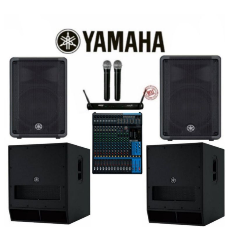 Jual Paket Sound System Yamaha DXS 18 - DBR-15 Original | Shopee Indonesia