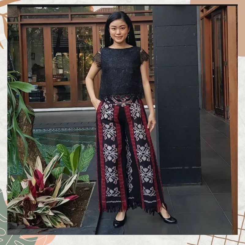 Jual Celana Tenun Ikat Etnik Motif Rote | Shopee Indonesia
