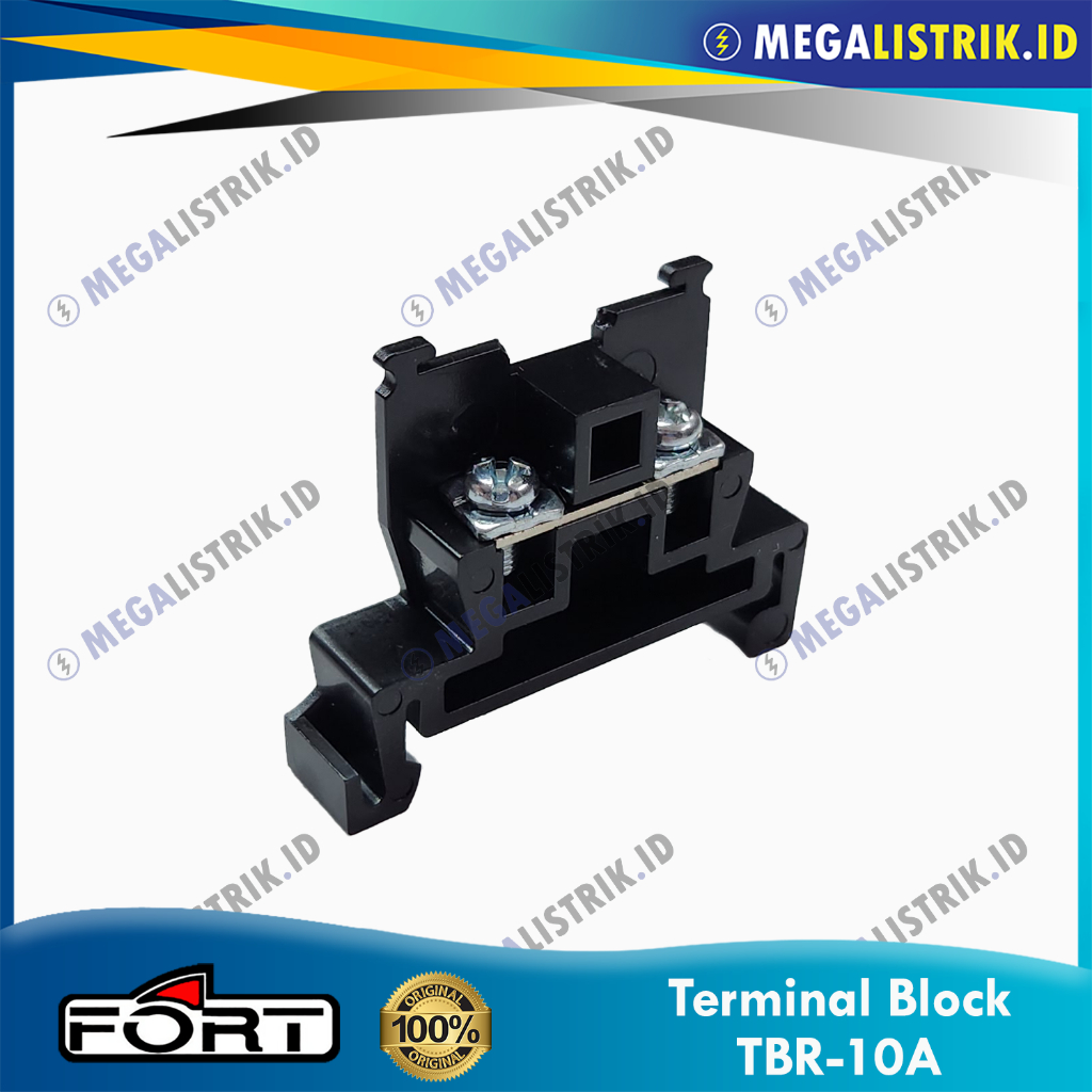 Jual FORT TERMINAL BLOCK TBR-10A / TERMINAL BLOK MODEL TEND 10 AMPERE ...