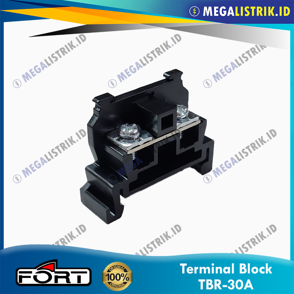 Jual FORT TERMINAL BLOCK TBR-30A / TERMINAL BLOK MODEL TEND 30 AMPERE ...