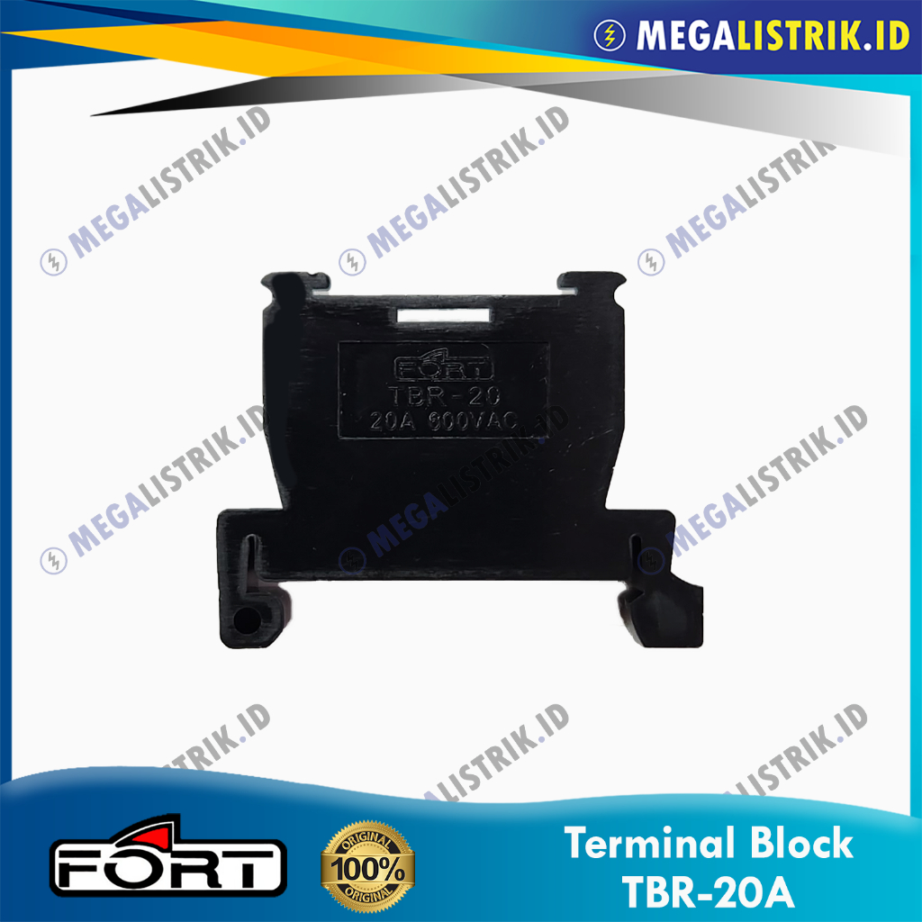 Jual FORT TERMINAL BLOCK TBR-20A / TERMINAL BLOK MODEL TEND 20 AMPERE ...