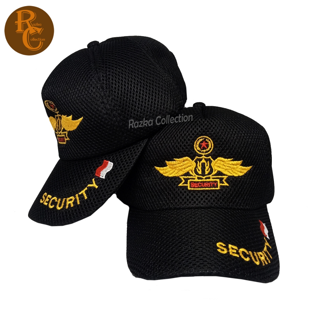 Jual Topi Security Wings Bahan Jaring // Topi Doublemess //Topi ...