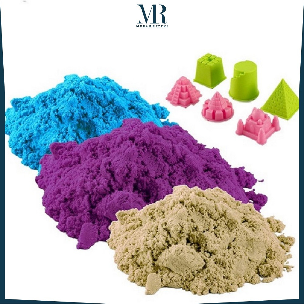 Jual Mainan Anak Pasir Ajaib Set Magic 1.5KG / Mainan Edukasi Cetakan ...