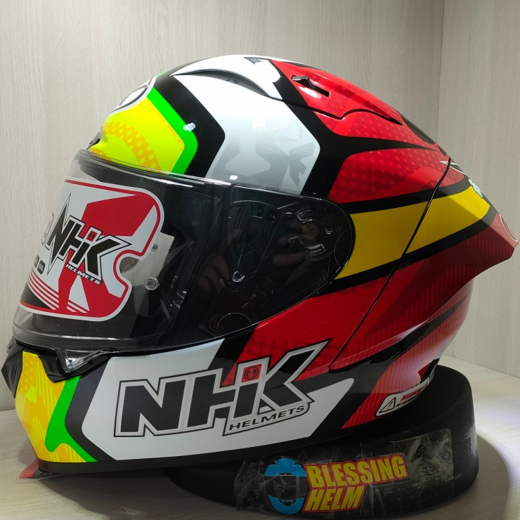 Jual HELM NHK GP R TECH STREET SPECIAL EDISI IVAN ORTOLA HELM FULL FACE ...