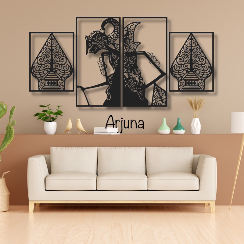 Jual WALL DECOR 3D WAYANG 4 PANEL (1 set) / TEMA JAWA | Shopee Indonesia