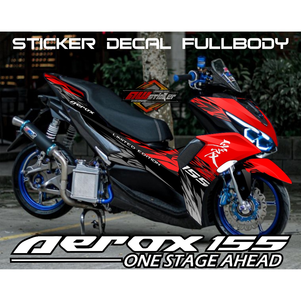 Jual Decal Sticker Variasi Fullbody All New Aerox 155 Connected - Dekal ...