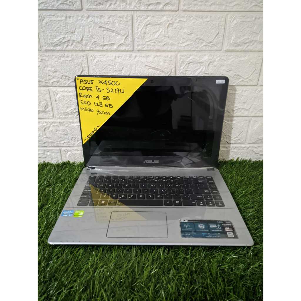 Jual 2ND ASUS X450C CORE I3-3217U RAM 4GB SSD 128GB NVIDIA 720M (2622 ...