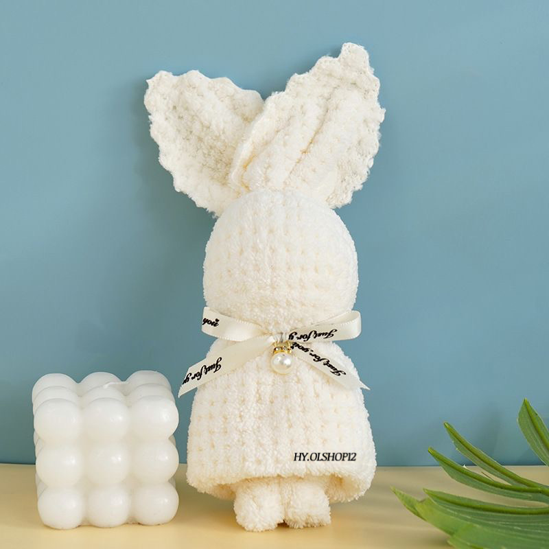 Jual [HY.OLSHOP12] Handuk Wajah Bear & Rabbit Handuk Lap Muka Tangan ...