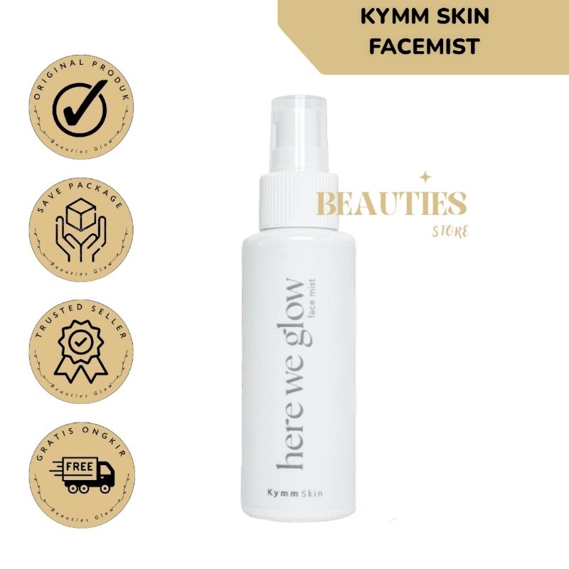 Jual KYMM SKIN Here We Glow FACEMIST 100ml | Shopee Indonesia