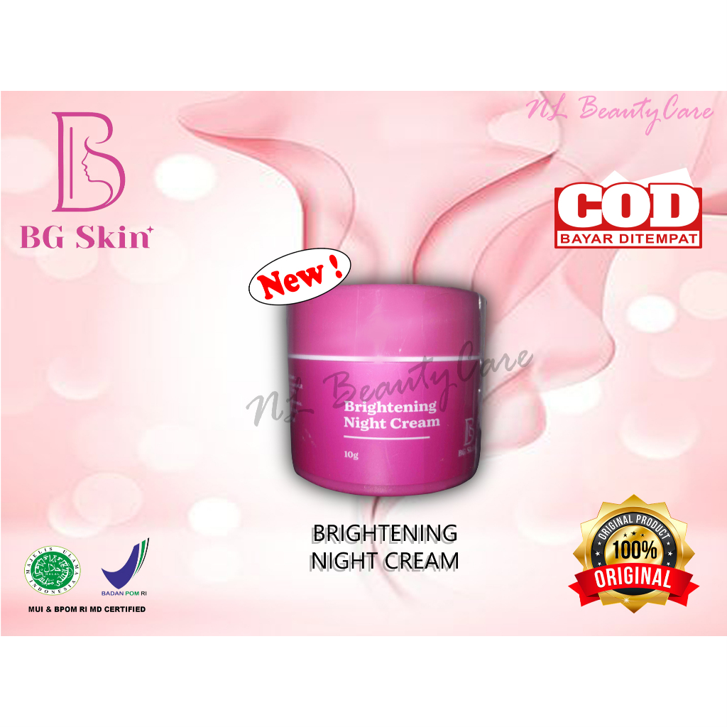 Jual BG SKIN Brightening Night Cream(New)/Premium Night Cream(Old ...