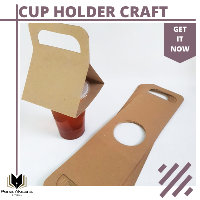 Jual Paper Cup Holder Craft Single Penyangga Gelas | Shopee Indonesia