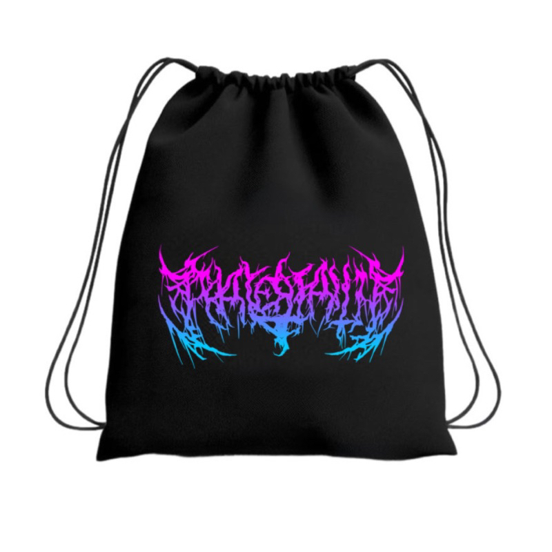 Jual ROFAD STORE Tas Serut Hitam Metal Gradasi / Stringbag AntiAir ...