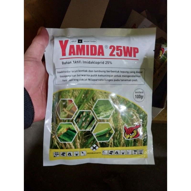 Jual Yamida 25 wp 100 gram isektisida bahan aktif imidakloprid untuk ...