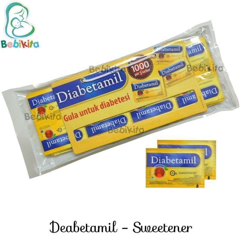 Jual DIABETAMIL pemanis rendah Kalori/ Diet/ untuk Diabetes sachet ...