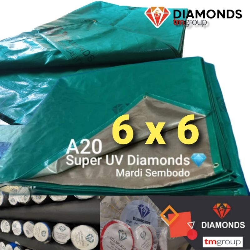 Jual TERPAL WATERPROOF 6X6 ( A20 + UV ) ORIGINAL TEBAL TERBAIK | Shopee ...