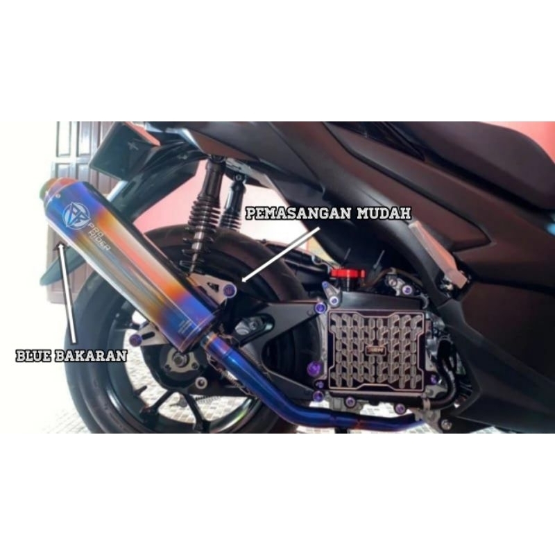 Jual promo knalpot standar racing custom Nmax Vario Aerox PCX ADV XMAX ...