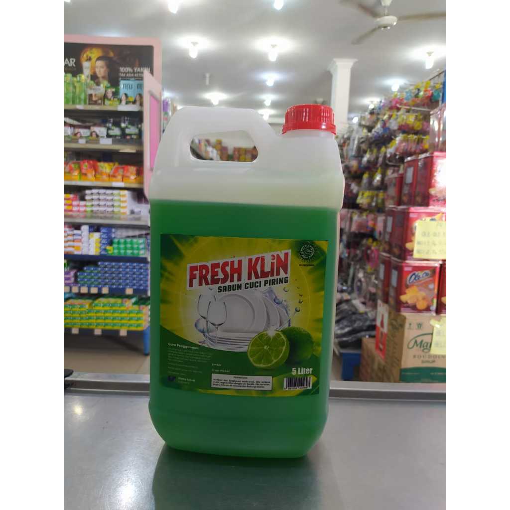 Jual FRESH CLEAN sabun cuci piring 5 liter | Shopee Indonesia
