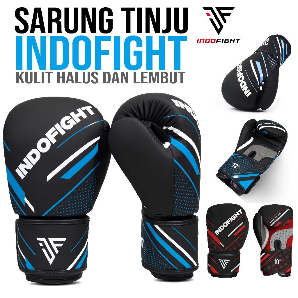 Jual Sarung Tinju Boxing Indofight Gloves Muaythai Sarung Tangan Muay ...