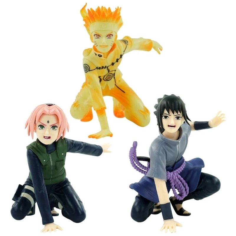 Jual action figure naruto Shippuden sakura sasuke naruto topper cake ...