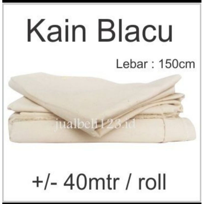 Jual Kain Blacu Belacu Blaco kanvas lukis lebar 150 cm / roll | Shopee ...