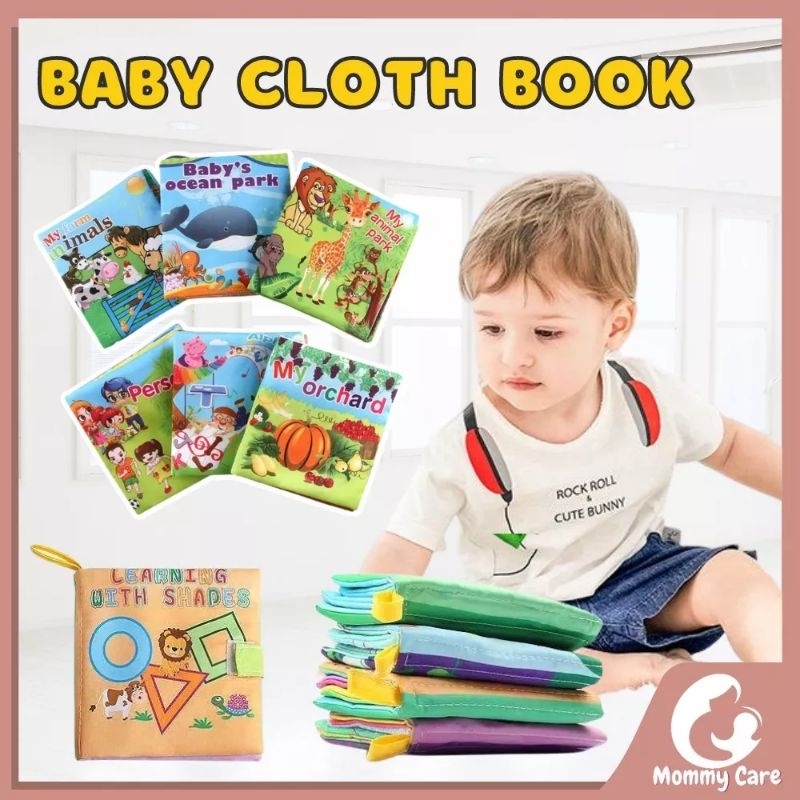 Jual BUKU KAIN BAYI Soft Book cloth book Baby Mainan Bayi Edukasi ...