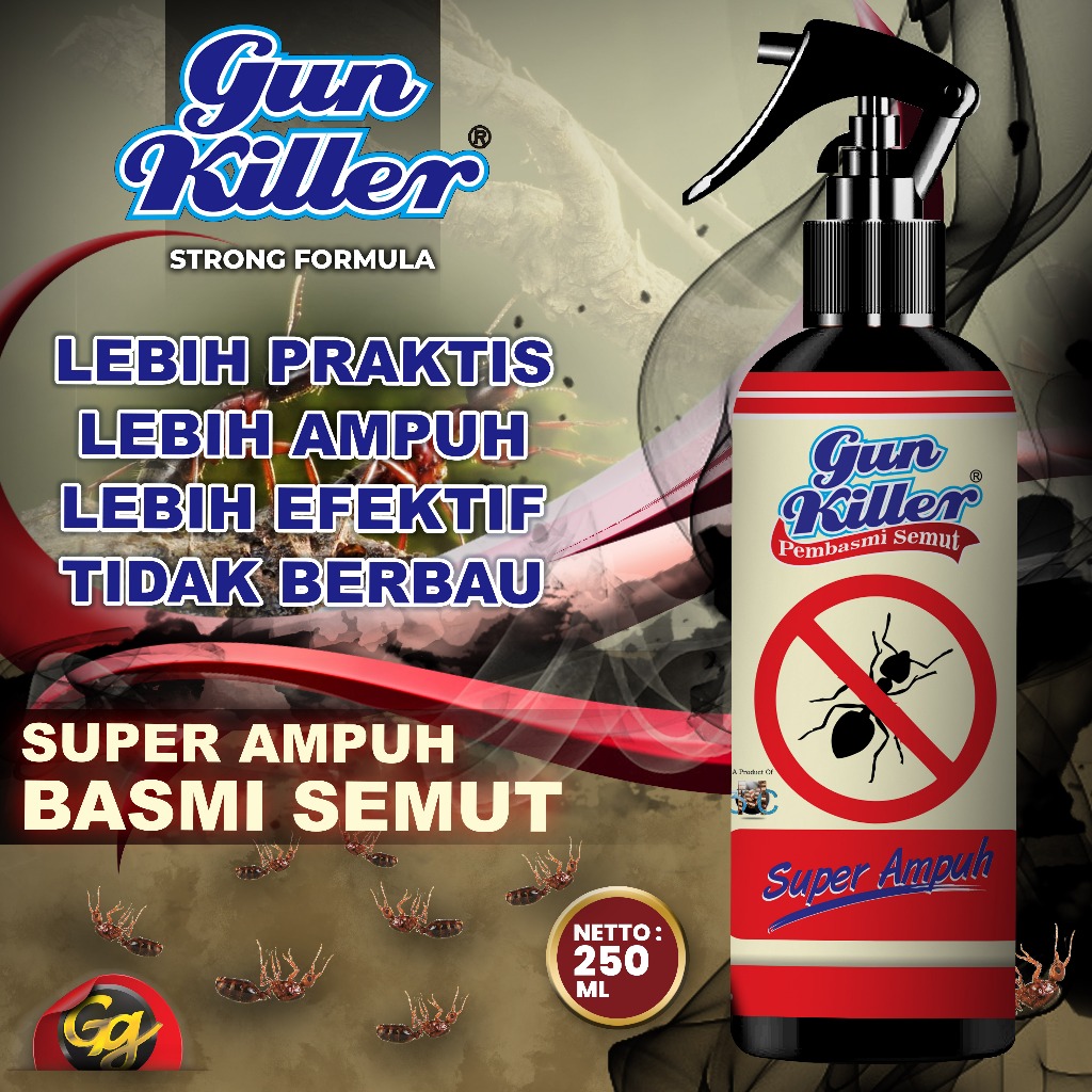 Jual GUN KILLER_SEMUT_250 ML - Racun Pembasmi Semut Obat Super Ampuh ...