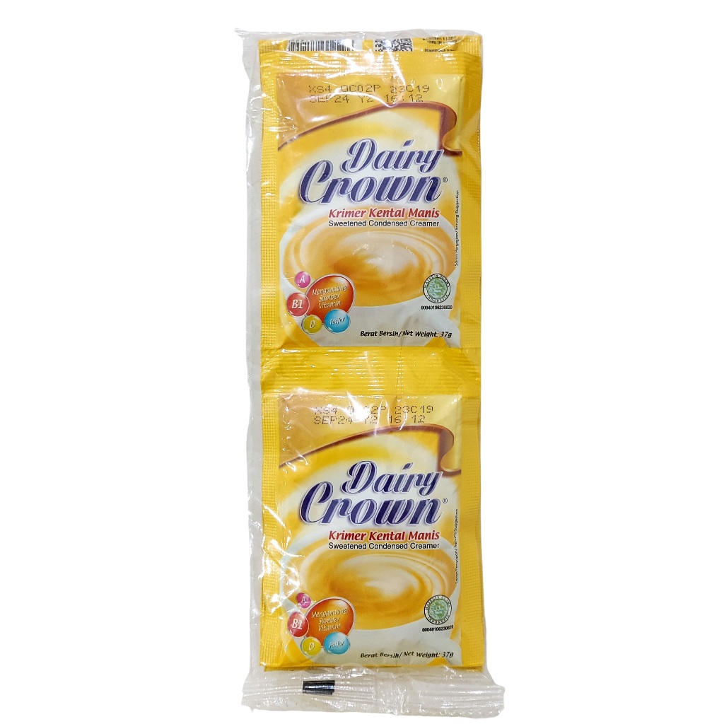 Jual Susu Krimer Kental Manis Dairy Crown Sachet isi 6 | Shopee Indonesia
