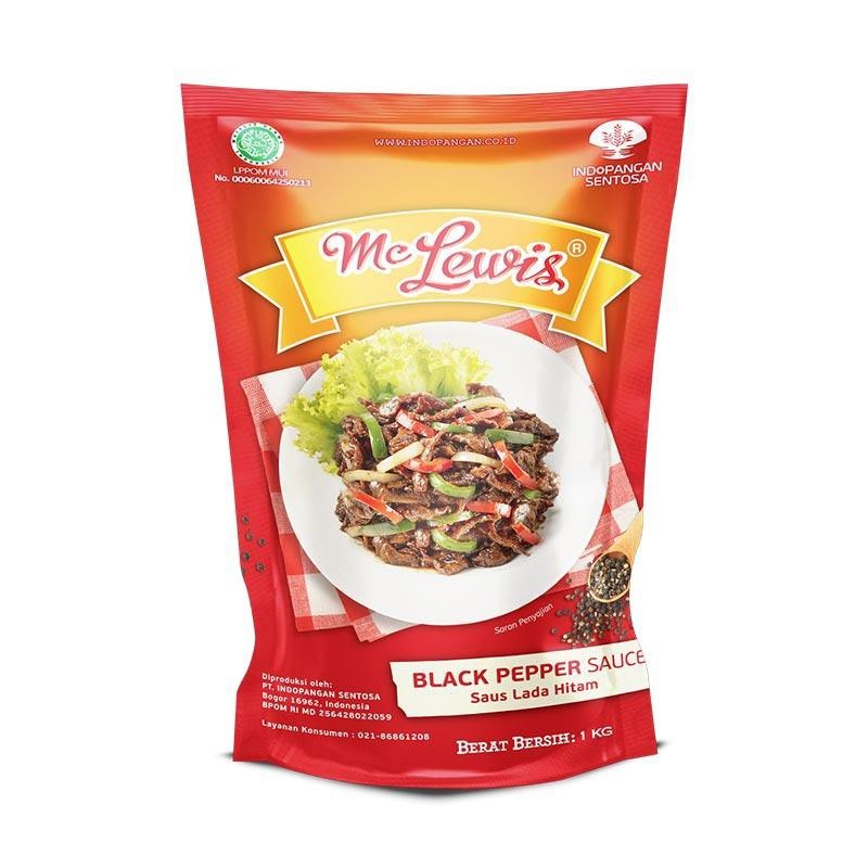 Jual Mc Lewis/McLewis Saus/Saos/Sauce Blackpepper/Lada Hitam 1kg ...
