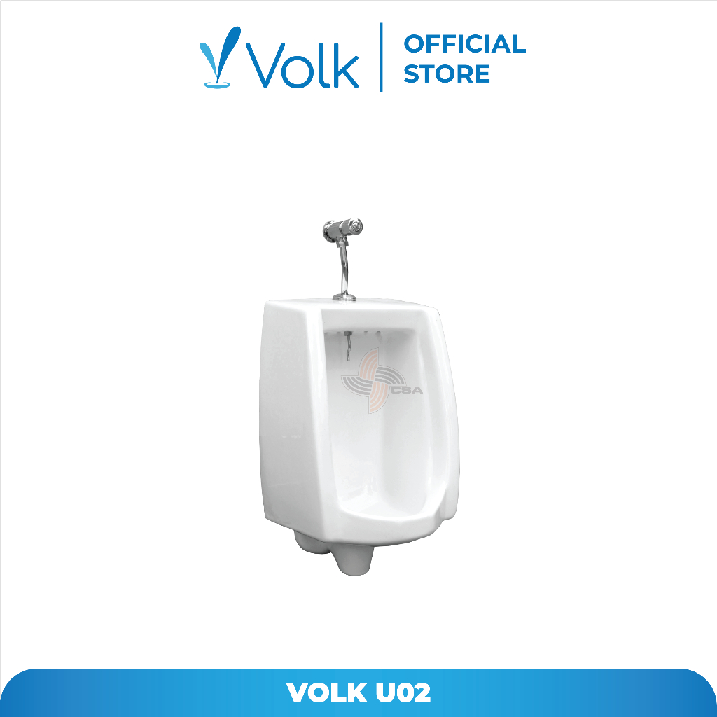 Jual URINAL U 02 VOLK + KRAN / WALL HUNG URINAL WHITE w/ TAP | Shopee Indonesia