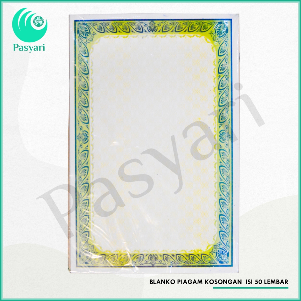 Jual BLANKO PIAGAM KOSONGAN ISI 50 Lembar | Shopee Indonesia
